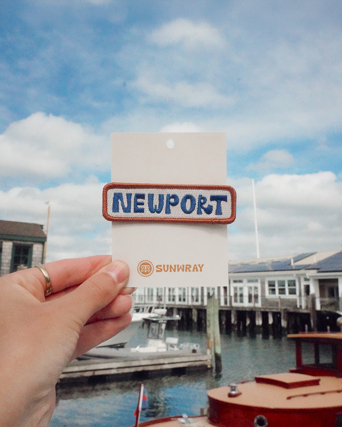 Newport Lettering Patch – sunwray
